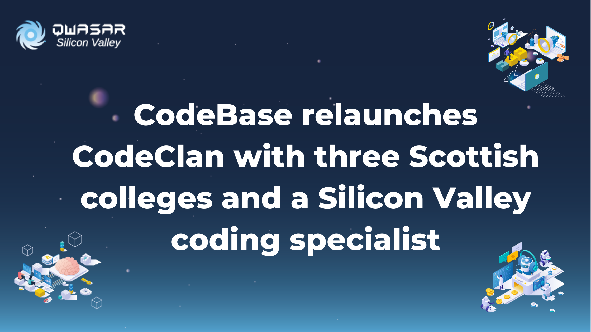 CodeBase relaunches CodeClan with three Scottish colleges and a Silicon Valley coding specialist